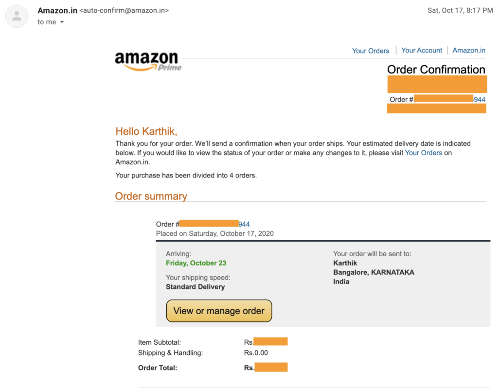 Amazon’s mysterious emails | beastoftraal.com