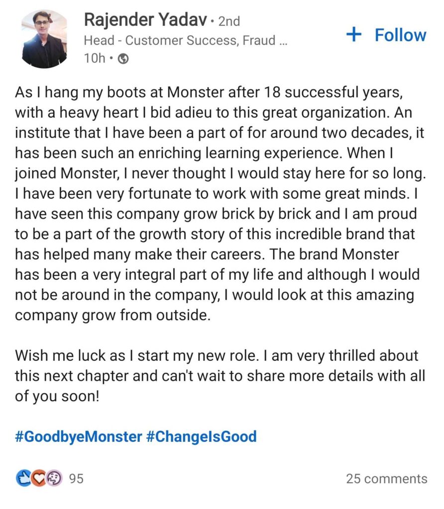 Monster India’s mass employee exodus that wasn’t | beastoftraal.com